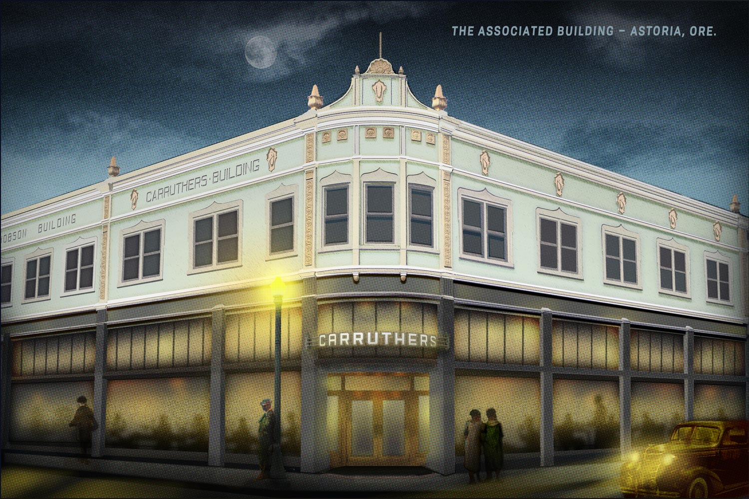 Carruthers Restaurant Logos and Signs - Astoria Design Studio